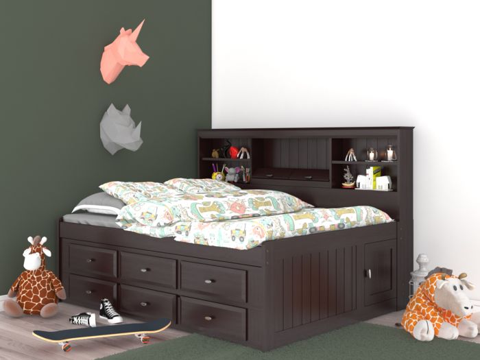 Espresso Full Daybed Discovery World Furniture Iron Action Viv Rae