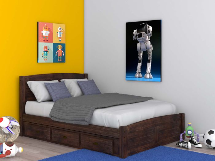 Chestnut Full Platform Bed Discovery World Furniture Edwind Harriet Bee